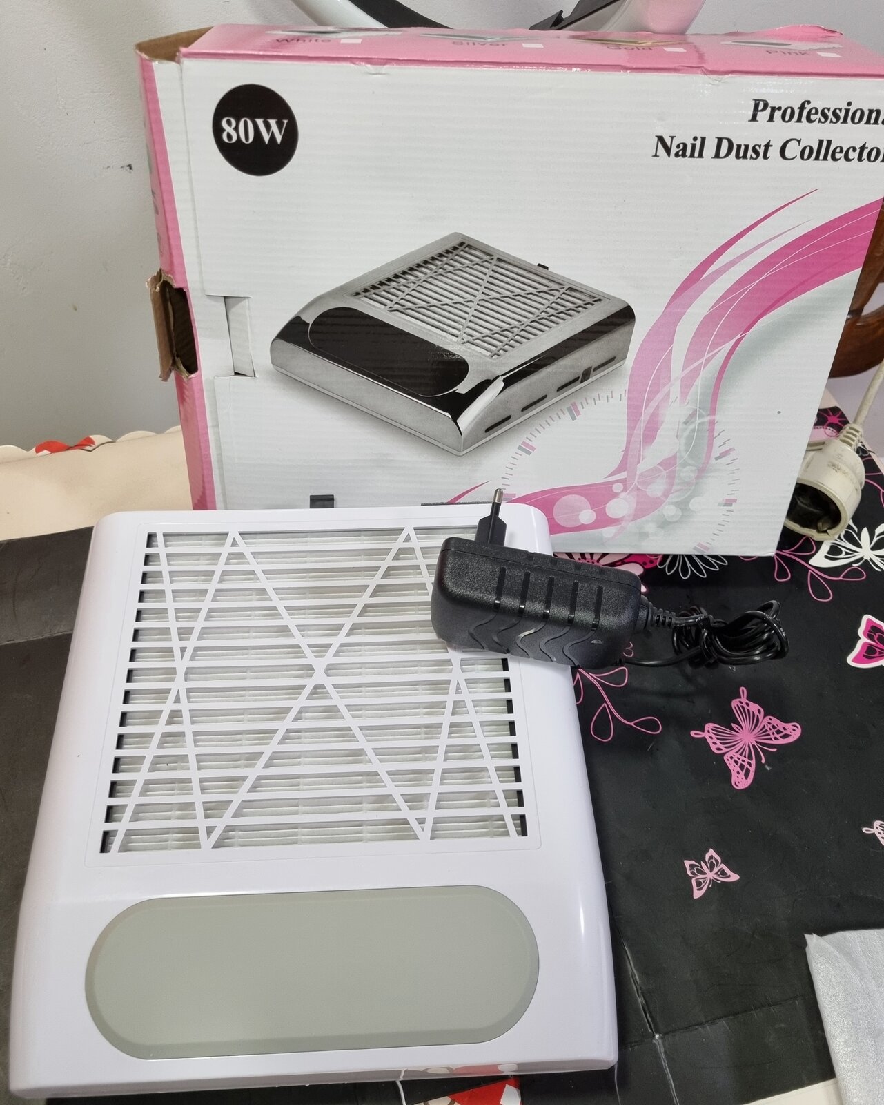 Aspirator profesional nail dust collector 80w - nokticisatici.rs